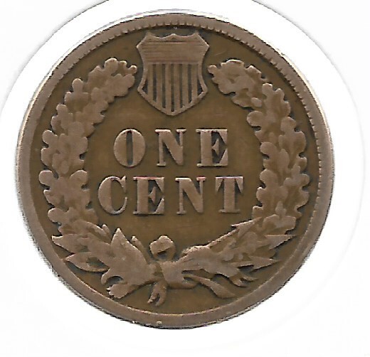 1887 Rare 100 Year Old Indian Head Shield Penny Liberty US Collection ...