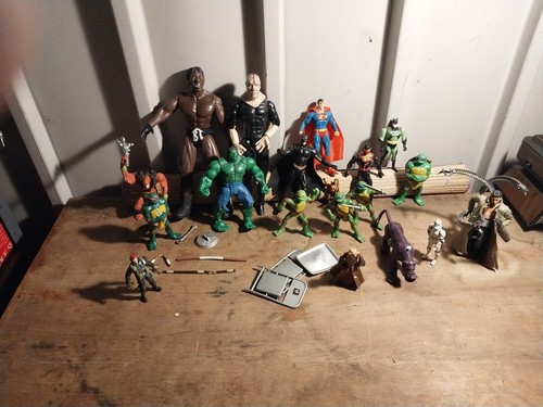 Assortment of various action figures from different genres. | eBay