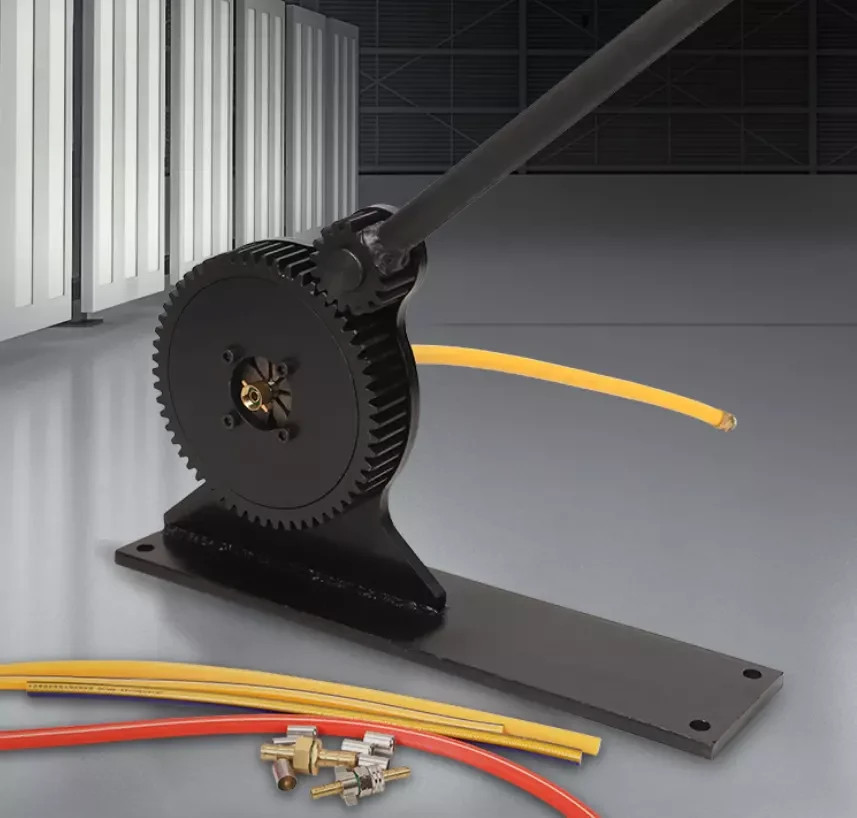 Manual Benchtop Hydraulic Tube Jack Gear Hose Crimper Crimping Machine ...