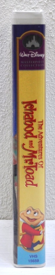 THE ADVENTURES OF ICHABOD AND MR. TOAD 1999 VHS Walt Disney Masterpiece ...