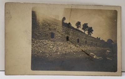 RPPC Stone or Rock Wall c1910 Crumbling Fort? Real Photo Postcard E12 ...