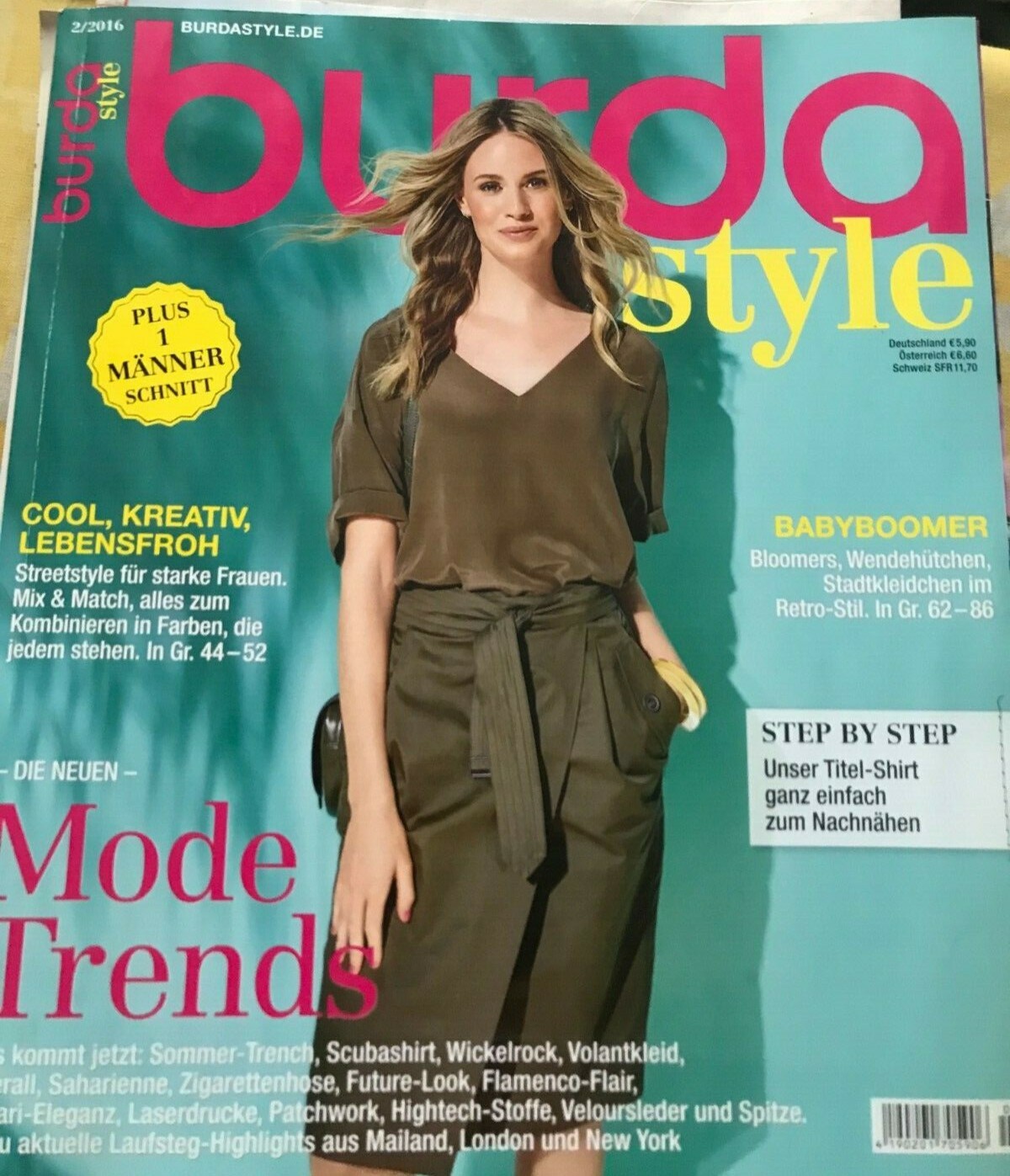 Burda 2016 Anleitung Schnittbogen zum selber nähen | eBay.de