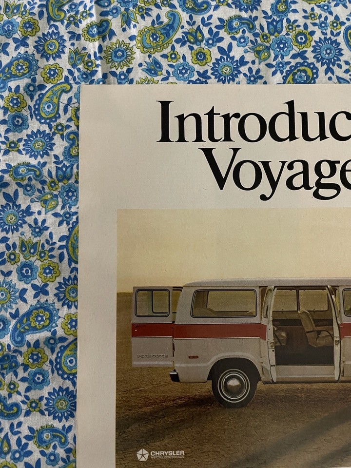 Vintage 1974 Plymouth Voyager Print Ad The New Plymouth Wagon | eBay