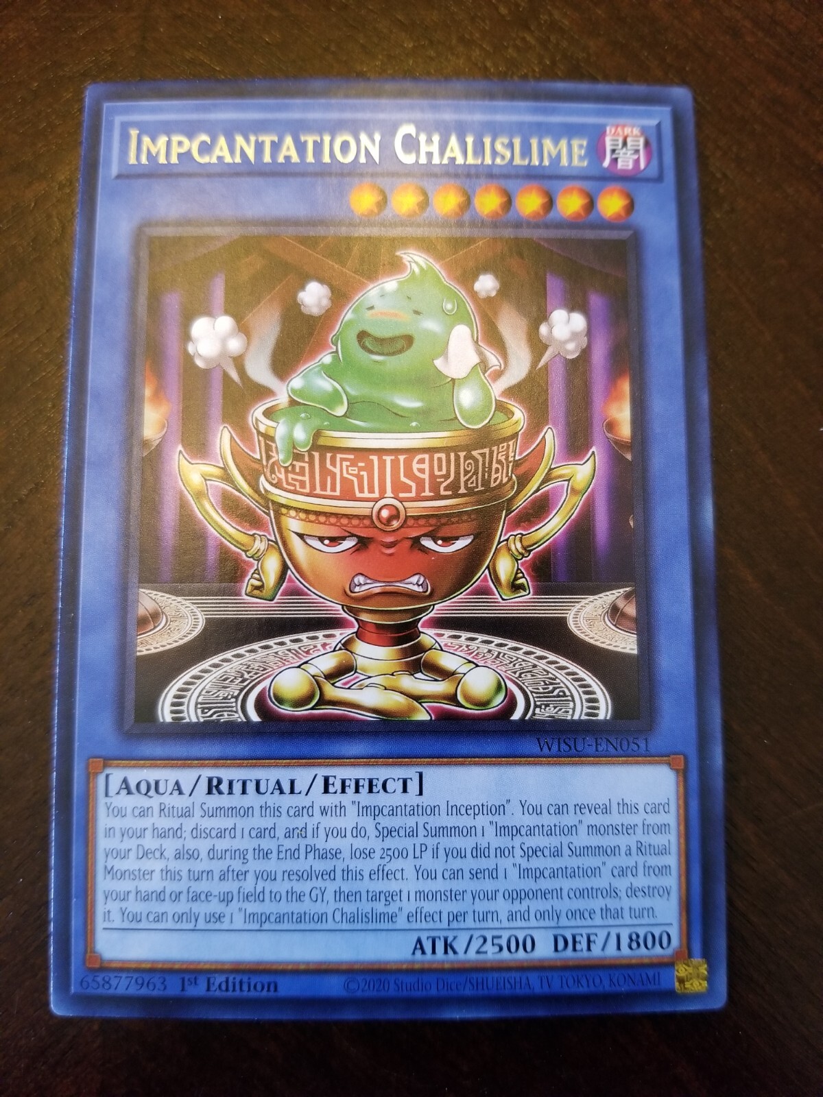 Impcantation Chalislime - Yugioh TCG Wild Survivors | eBay