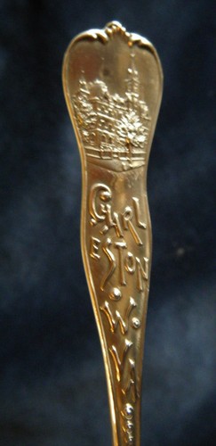 Vintage Sterling Silver Souvenir Spoon, CHARLESTON, WEST VIRGINIA, Old ...