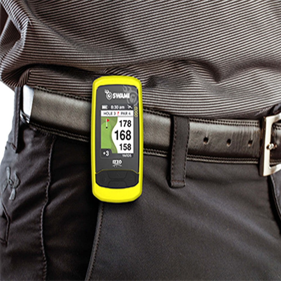 IZZO Swami 6000i Handheld Golf GPS Pre Loaded Worldwide Golf Courses ...
