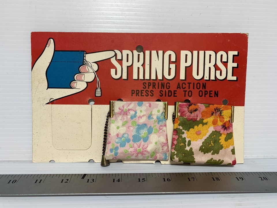 Vintage Store Display Spring Action Coin Purse Counter-Top 1960s ...