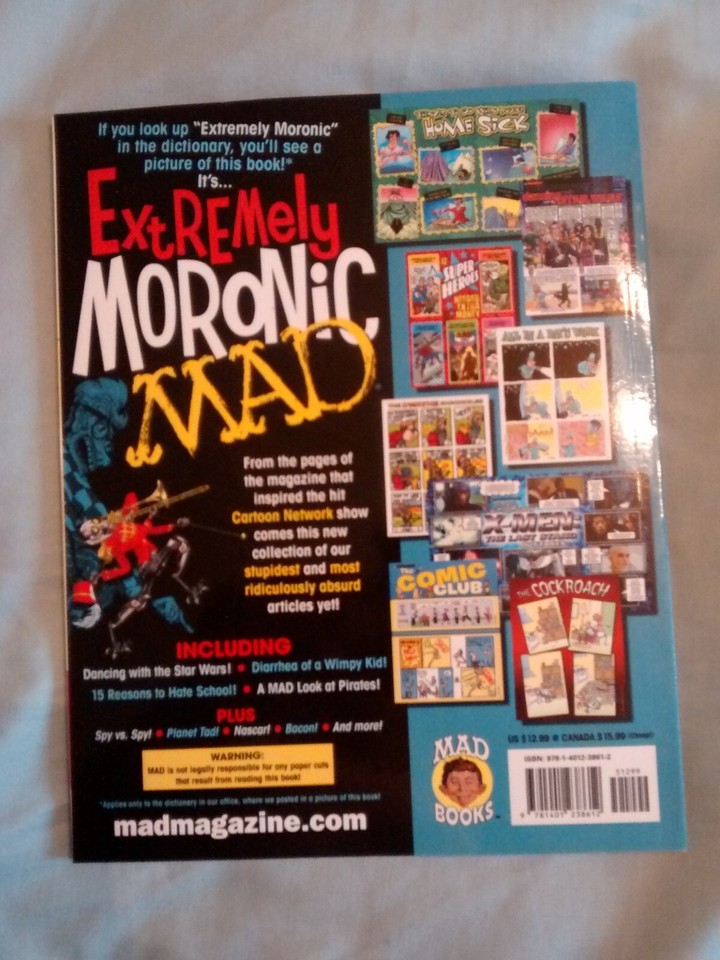 EXTREMELY MORONIC MAD- Bagge*Jaffee*Dorkin*Aragones*Martin*'12 MAD 1st ...