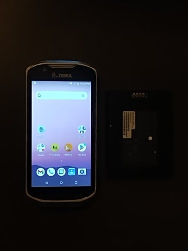 Zebra TC57 Mobile Barcode Scanner Phone unlocked with 2 good batteries ...