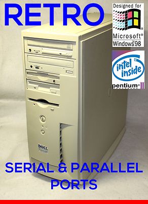 Commercial Vintage Dell Pentium 2 Desktop Win98SE Windows 98 DOS CNC ...