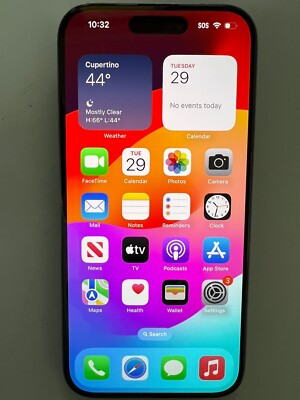 Apple iPhone 15 Pro A2848 Xfinity 256GB Black Titanium Mint Please Read ...