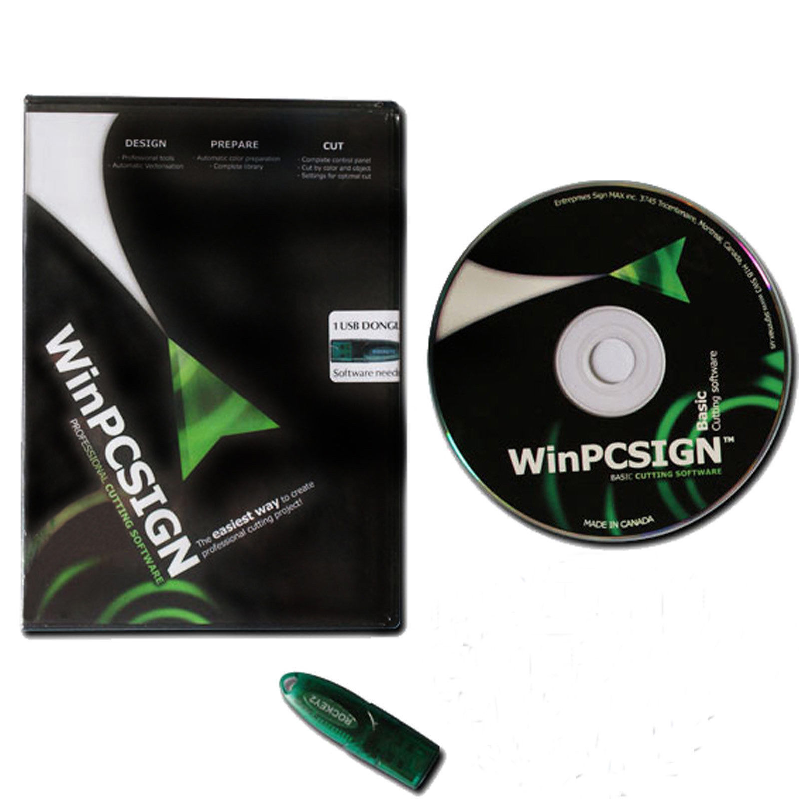 SM 48" sign business Vinyl Cutter & WinPCSIGN BASIC 2018 USB SOFTWARE and Pocket | eBay