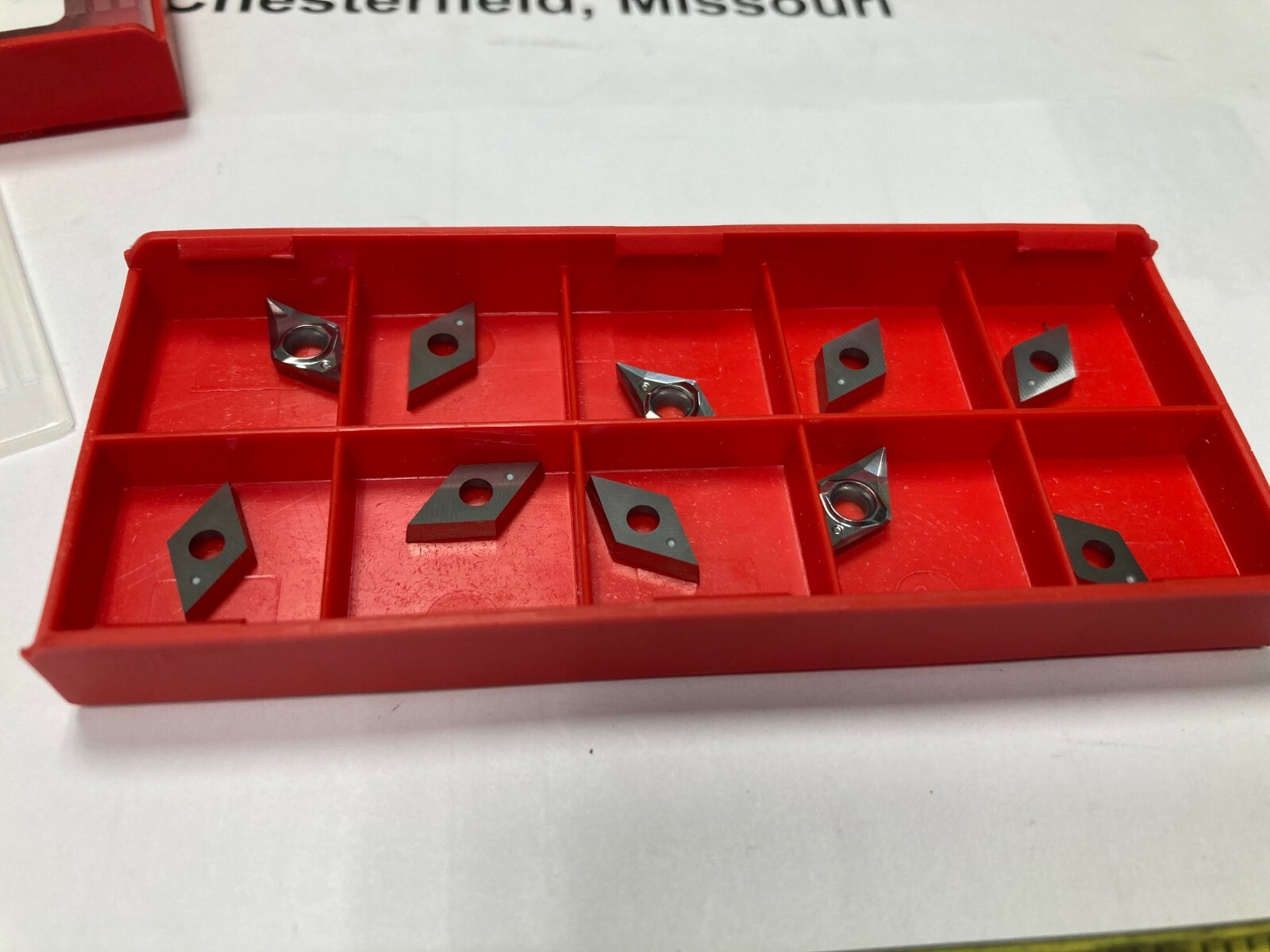 ** Pack of 10 **, ARNO DCGT 070202FN-ALU AK10, Carbide Milling Inserts ...