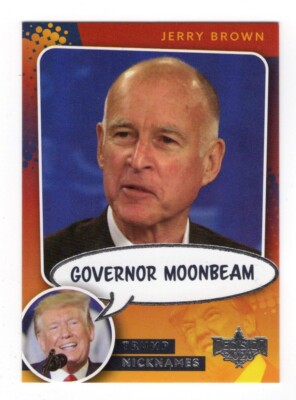 DECISION 2020 SERIES 1 TRUMP NICKNAMES JERRY BROWN "GOVERNOR MOONBEAM ...