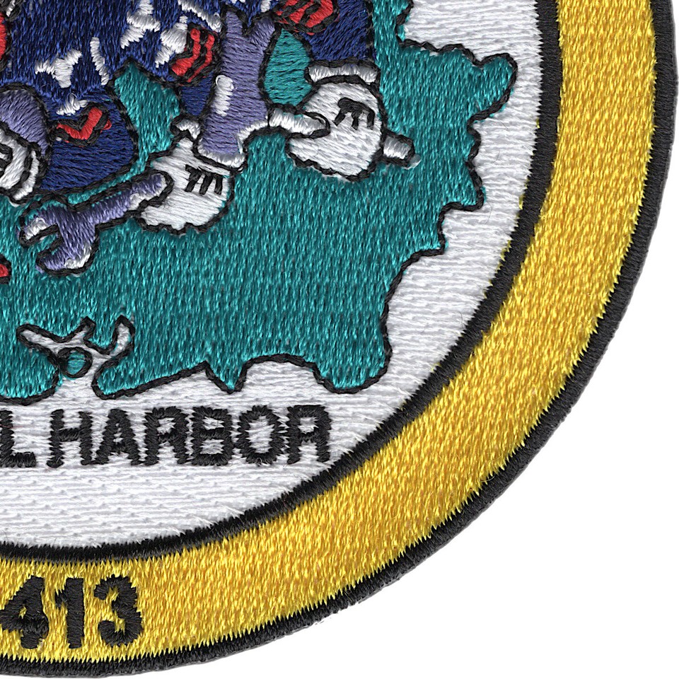Naval Construction Battalion Unit 413 Patch - CBU 413 Pearl Harbor | eBay