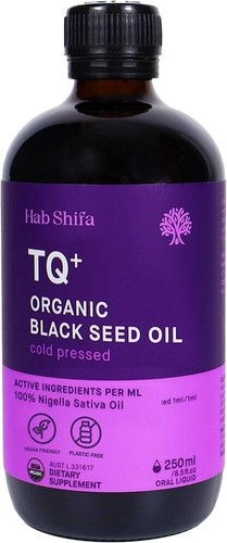 Hab Shifa Organic Black Seed Oil | 8.5oz (250ml) | 100% Pure Cold ...