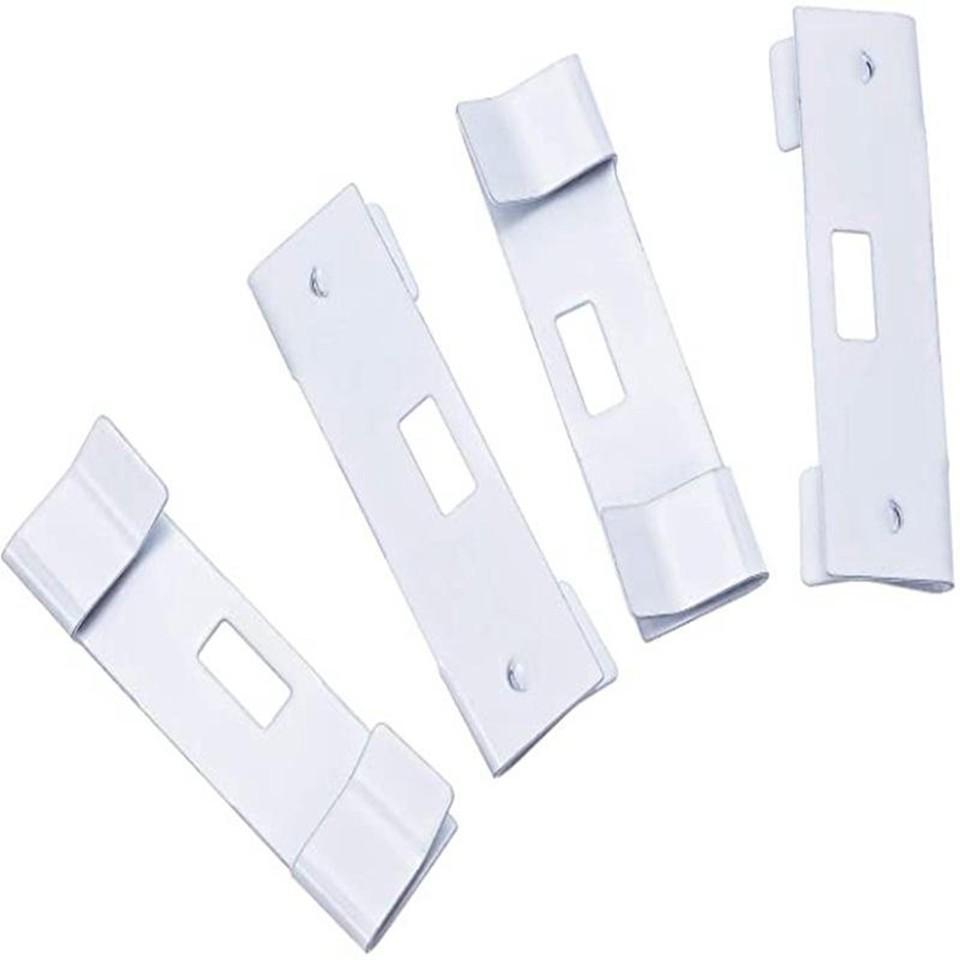 12 Pack Vertical Blind Vane Saver Curved Metal Repair Clips Fix Broken ...