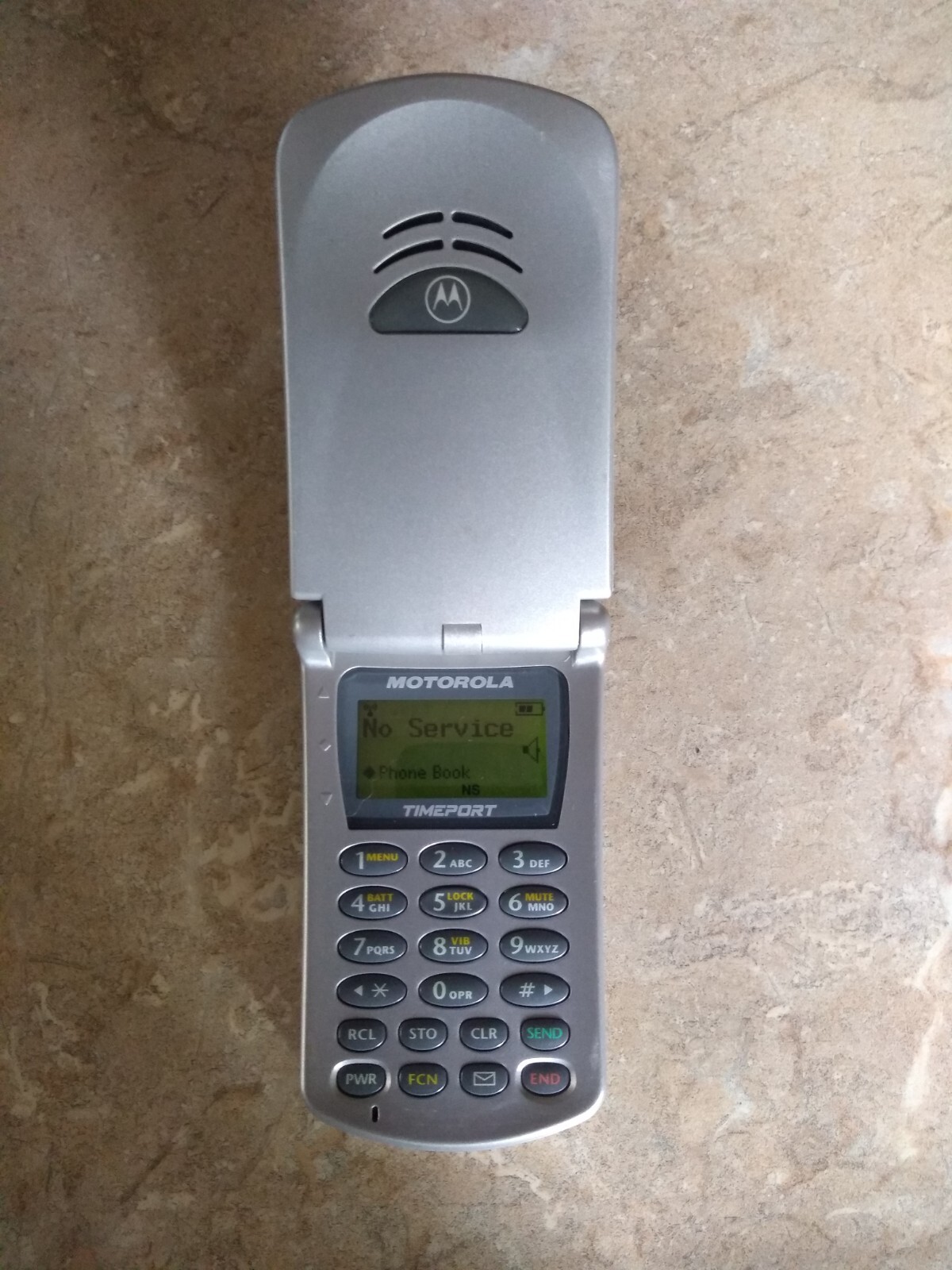 Mercedes Benz Vintage Silver Motorola Timeport Flip Cell Phone tested ...