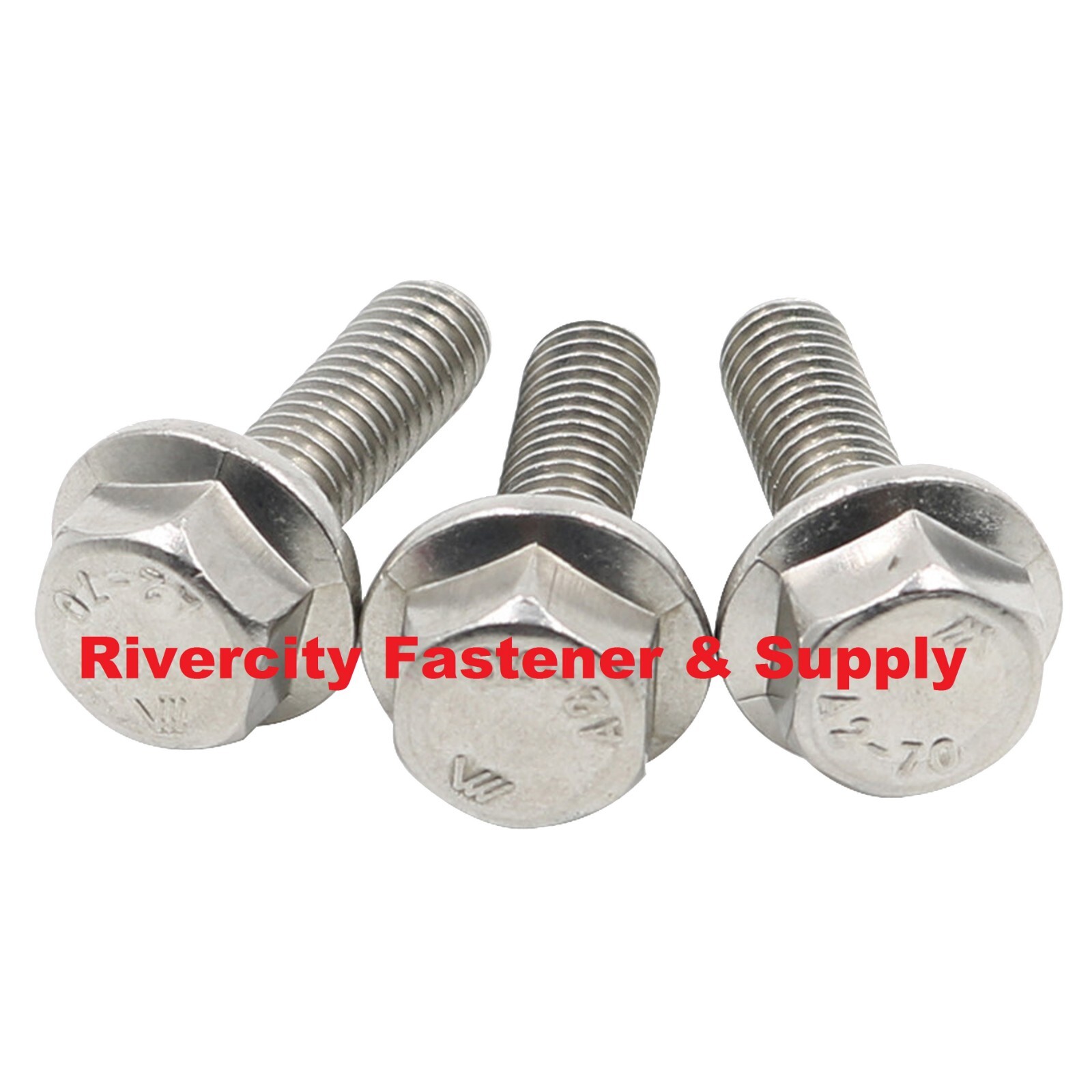 DS (500) 3/8-16x1 Stainless Hex Head Flange / Bolts 3/8x16 Cap Screws 3 ...
