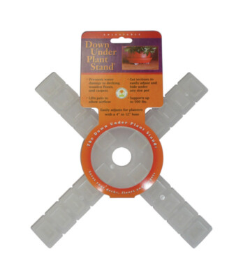 Planter Trivet Decksaver 1" H X 12" W X 12" D Plastic Clear Clear | eBay