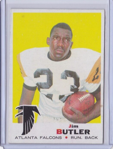 1969 Topps Football #228 JIM BUTLER PITTSBURGH STEELERS (ID90) | eBay