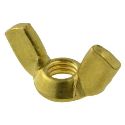 Pack of 20 Solid Brass Wing Nut M5 x 0.80p Metric UNI 5448 Butterfly ...