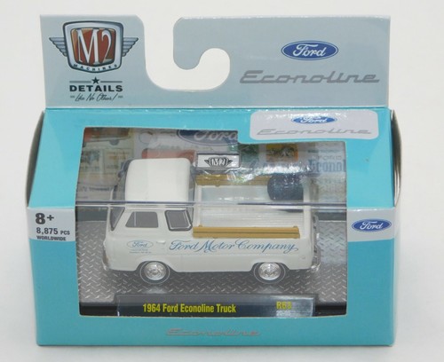 M2 Machines Castline 1964 Ford Econoline Truck R63 2017 1:64 Ford Motor ...