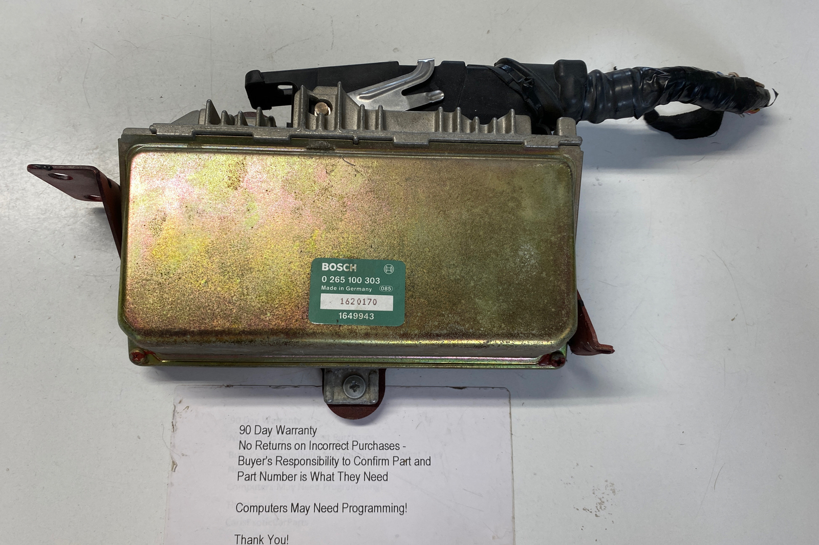 1990 1991 1992 CADILLAC ALLANTE OEM ABS COMPUTER CONTROL MODULE 1649943 ...