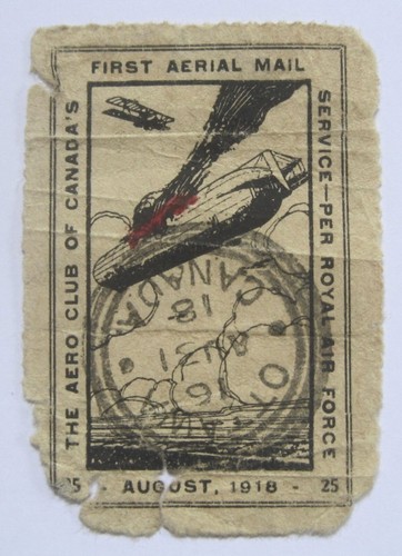 Super Rare used 1918 Canada Airmail Aero Club First Aerial Mail ...