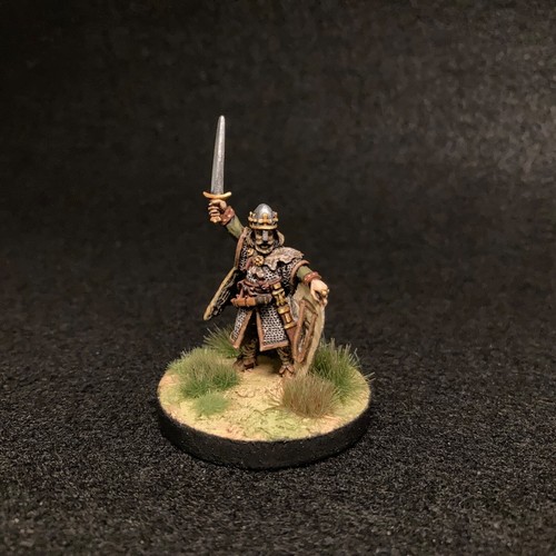 1x PREMIUM PAINTED Footsore 28mm LATE SAXON KING HAROLD -SAGA LEADER ...