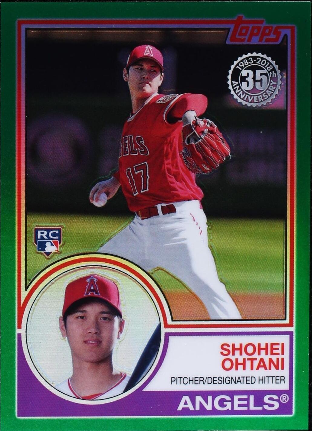 2018 Topps - Silver Pack 1983 Topps Design Chrome Series 2 Shohei ...