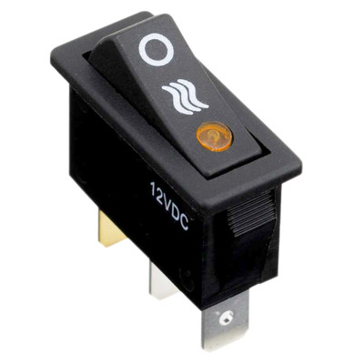 2 Position Fan Heater Rocker Switch with LED, Classic Car Kit Car Land ...