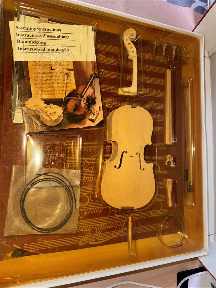 Vintage Miniature Cello in Box Kit Complete Authentic Models Holland | eBay