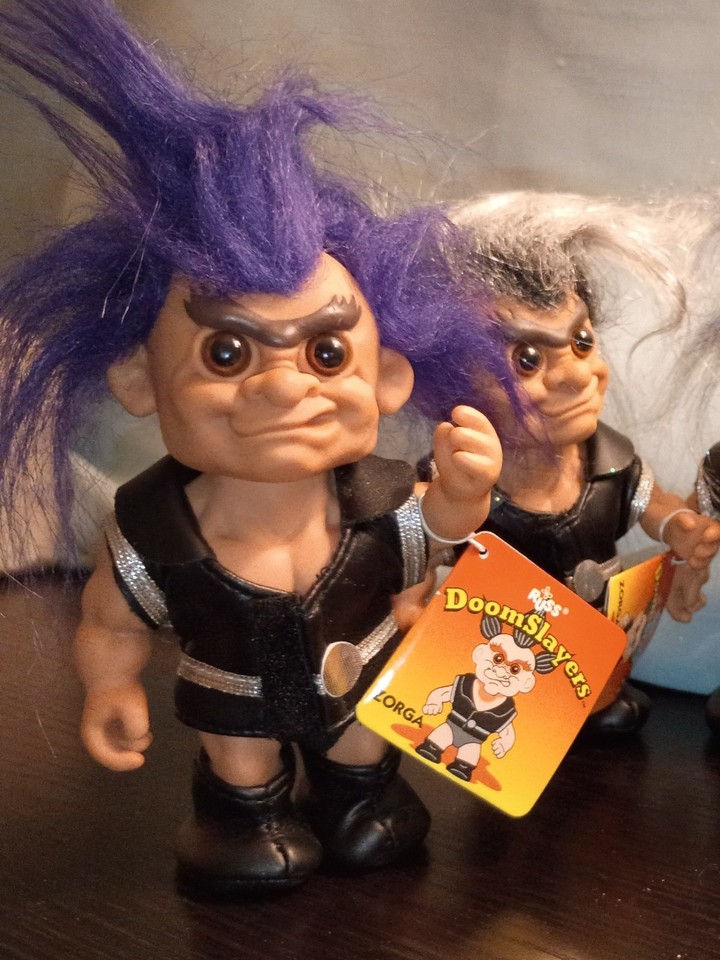 Vintage Troll Doll Zorga Doom Slayer by Russ 5 Inch with tag | eBay