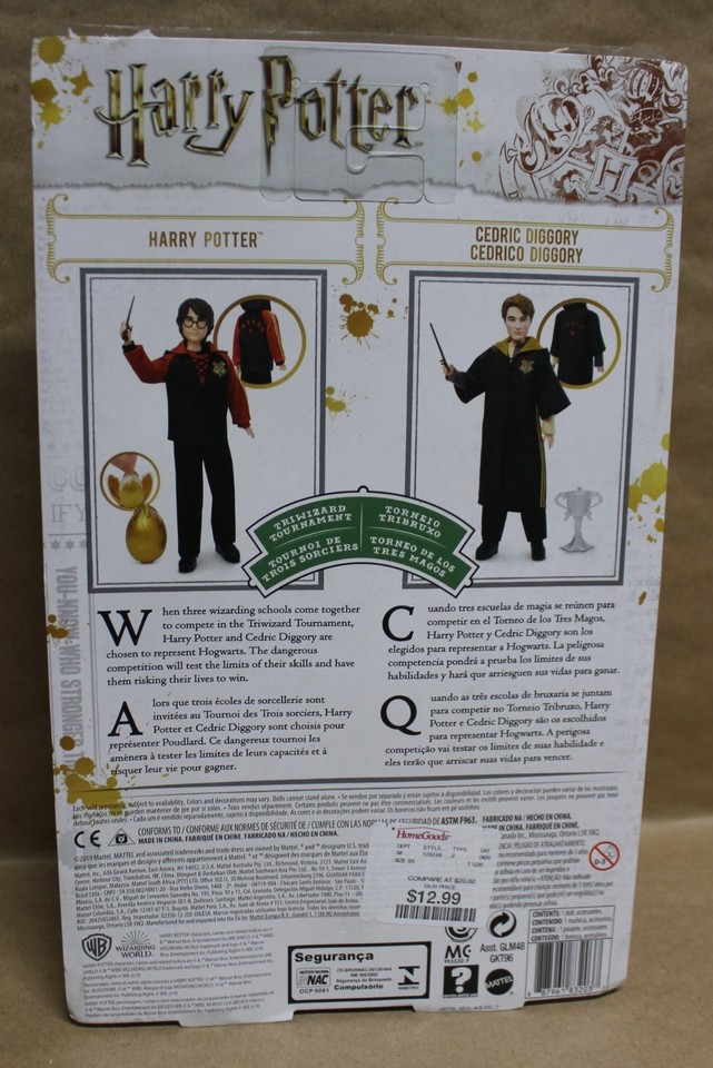Mattel Cedric Diggory Harry Potter Doll Triwizard Tournament Trophy | eBay