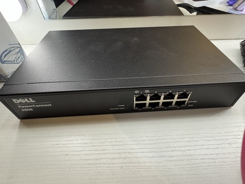 Dell Power Connect 2808 8-Port Gigabit Managed Ethernet Network Switch ...