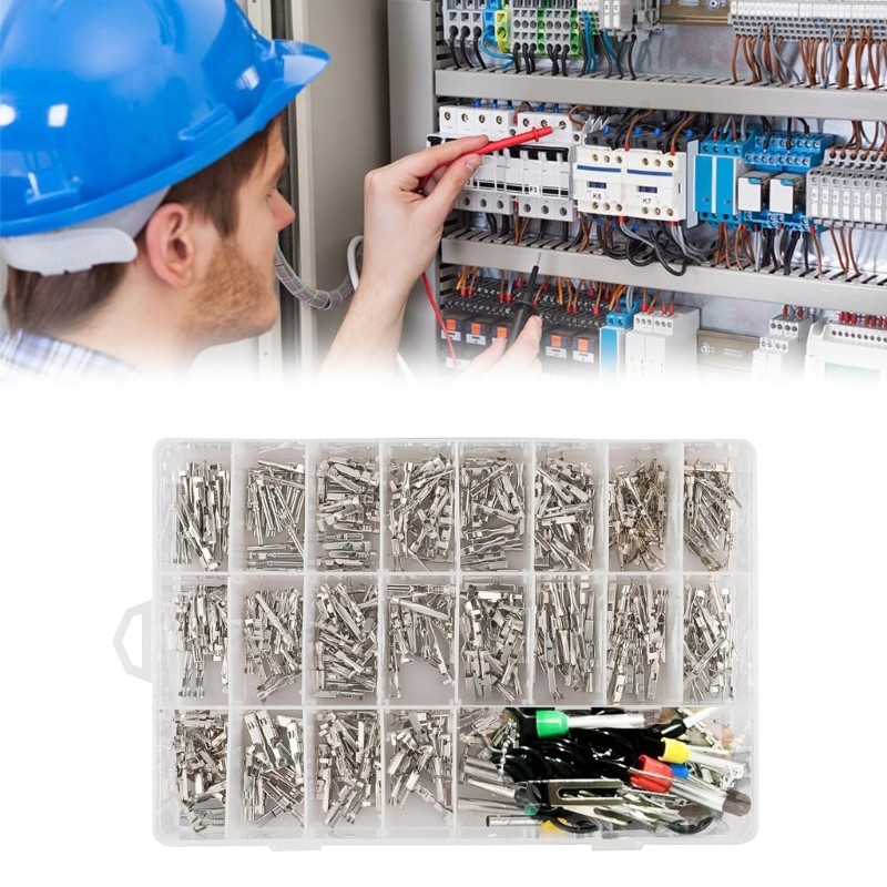 Multiple Size Electrical Terminals Assortment 340pcs for Vehicle Wire ...