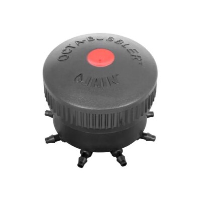Octa-Bubbler 10 GPH Per Outlet by Jain Irrigation - Red High Flow ...
