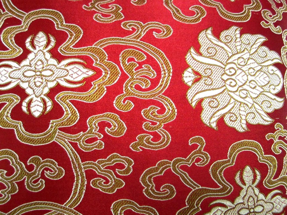 Table/Bed Runner*Chinese Rayon Brocade Dinning Coffee Cloth Header ...