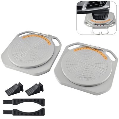 Wheel Alignment Turntable Plates 1 Pair 11,000 LBS Load Capacity ...