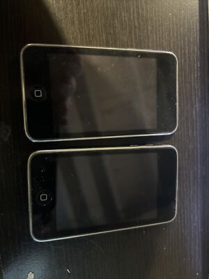 2 Apple iPod Touch 8GB Model A1288 2nd Generation Silver Untested Sold ...