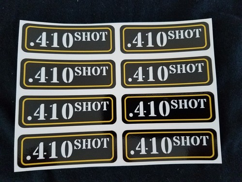(8) Adhesive Vinyl Sticker Decal Labels For Ammo Ammunition Cans. .410 ...