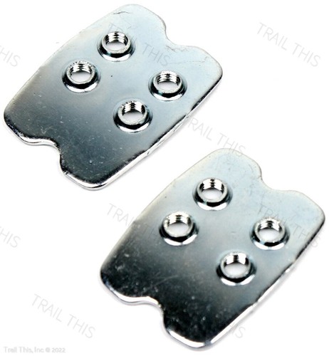 2 - Pack of Shimano 4-Hole SPD Shoe Plate Cleat Nuts fits SH51 SH52 ...