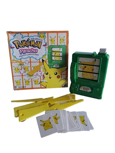 Pokemon Pikachu Match Catch Em Game Mix Up Machine Vintage 1999 90s MB ...
