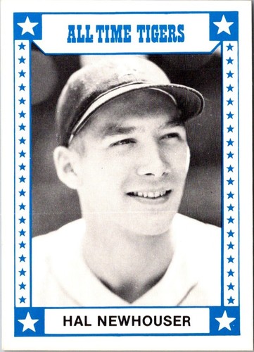 1980 TCMA All Time Detroit Tigers Hal Newhouser #8 Detroit Tigers ...