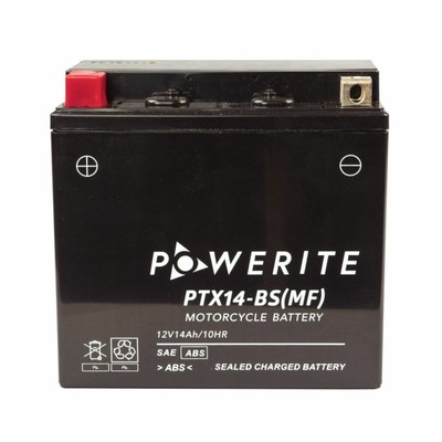 PTX14BS-12V Powerite Battery for Buell XB9S Lightning 03-09 | eBay