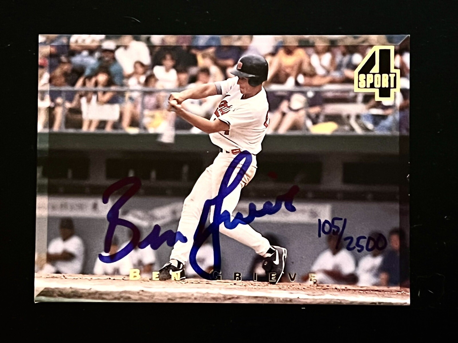 1994 Classic 4 Sport Autograph Ben Grieve Auto #/2500 | eBay