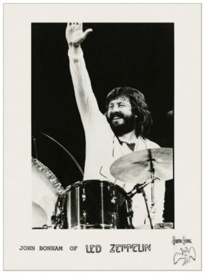 John Bonham - POSTER - Led Zeppelin Ludwig Drum MASTER - Wall Art Print ...