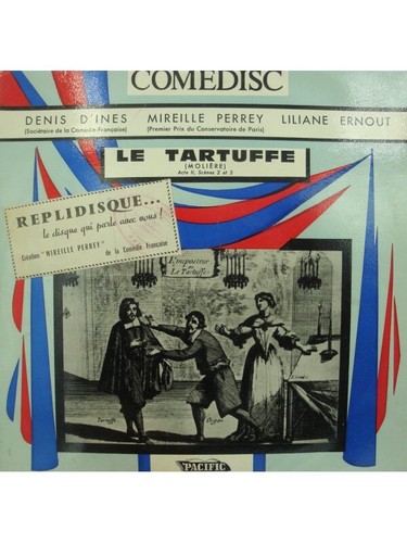 D'INES/PERREY/ERNOUT le tartuffe - acte 2 - scène 2 et 3 MOLIÈRE LP 25cm Comedis | eBay