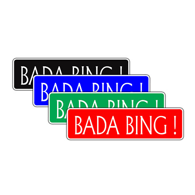 Bada Bing! Sign Strip Club Sopranos Bar Street Wall Decor Aluminum ...